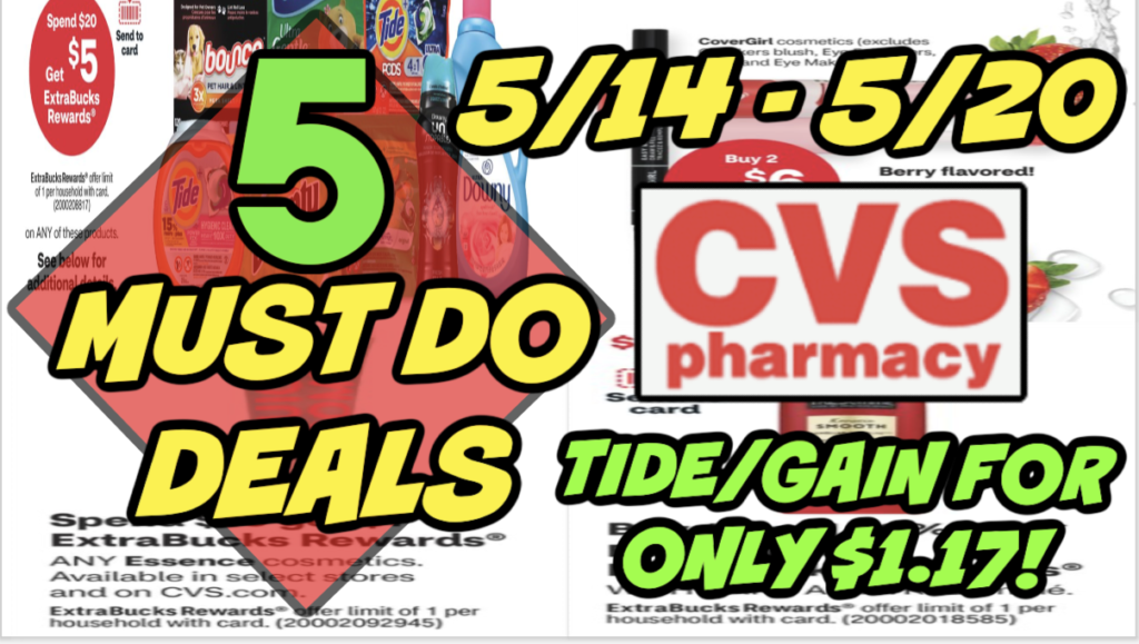 5 MUST DO CVS DEALS (5/14 – 5/20) – Savvy Coupon Shopper