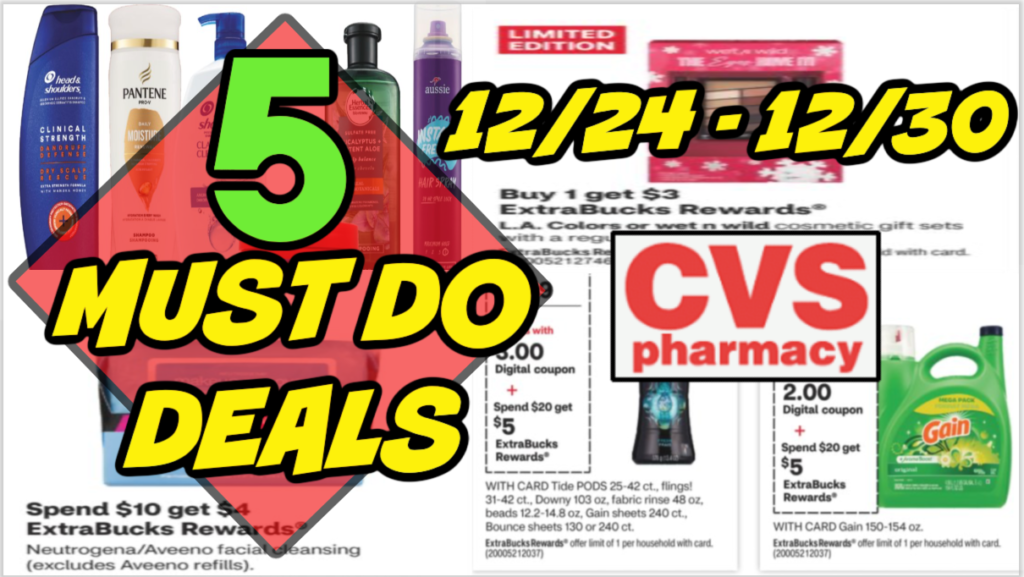5 MUST DO CVS DEALS FOR THE WEEK (12/24 – 12/30) – Savvy Coupon Shopper