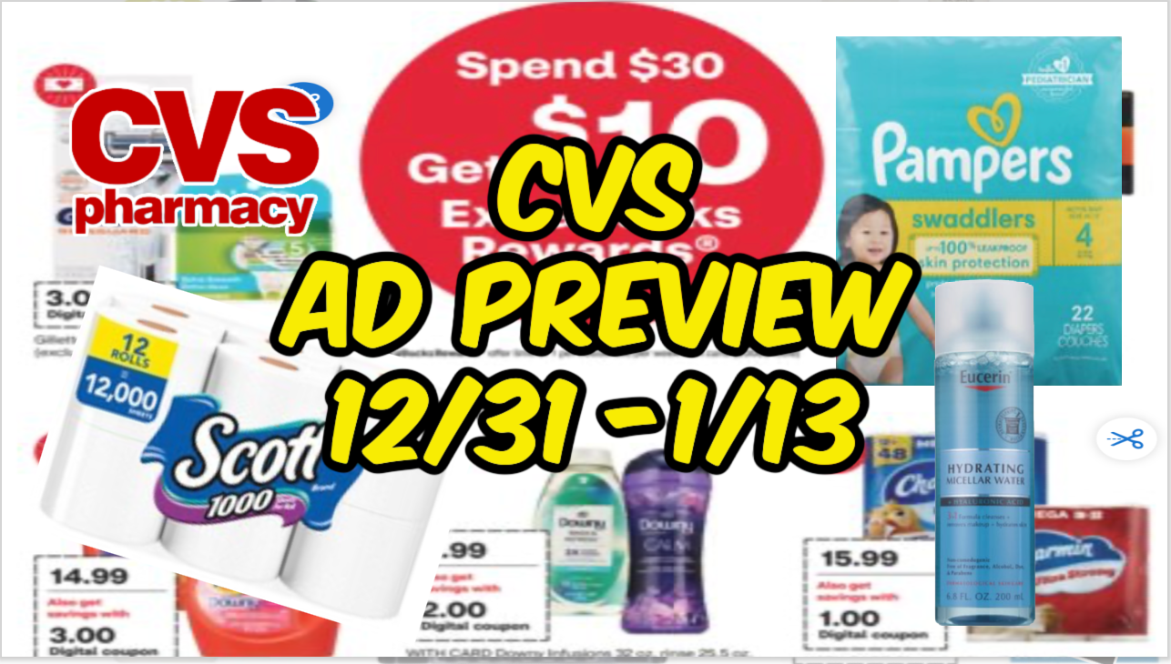 CVS 2-WEEK AD PREVIEW 12/31 – 1/13 – Savvy Coupon Shopper
