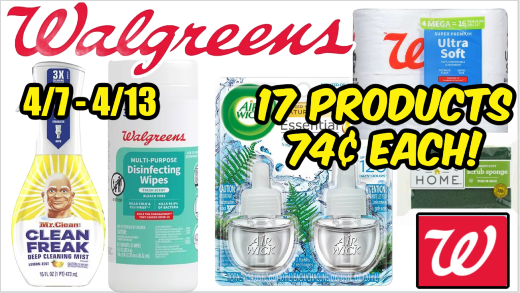 WALGREENS CLEANING PRODUCTS ****AS LOW AS 74¢ EACH THRU 4/13! – Savvy ...