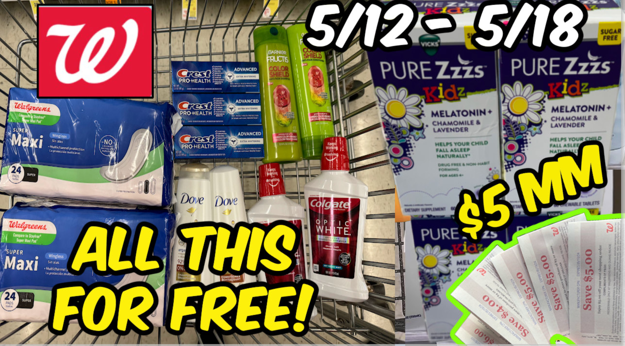 WALGREENS HAUL (5/12 – 5/18 ) | ALL FOR FREE & MONEYMAKER! – Savvy ...