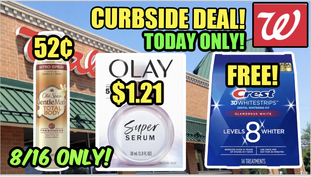 TODAY ONLY 8/16!!! WALGREENS CURBSIDE DEALS! – Savvy Coupon Shopper