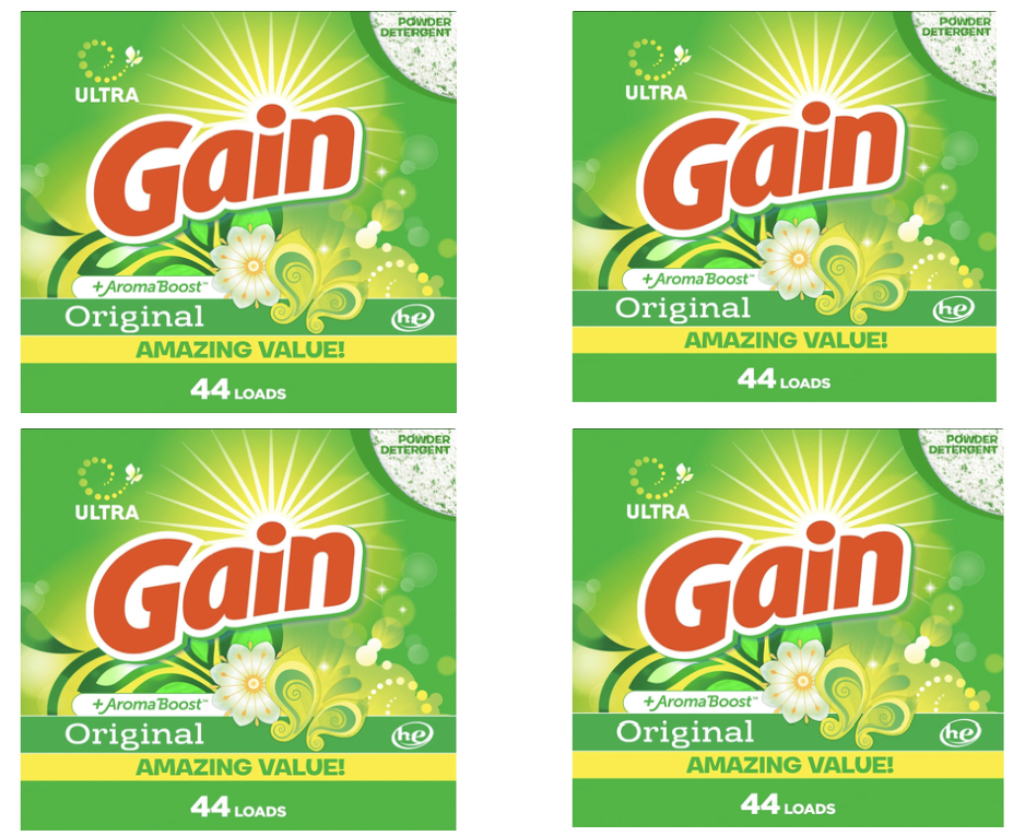 GAIN POWDER DETERGENT FOR $4.47 EACH ON AMAZON!!! – Savvy Coupon Shopper