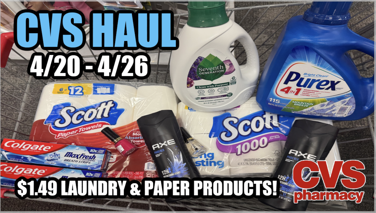 CVS HAUL FOR THE WEEK OF (4/20 – 4/26) – Savvy Coupon Shopper