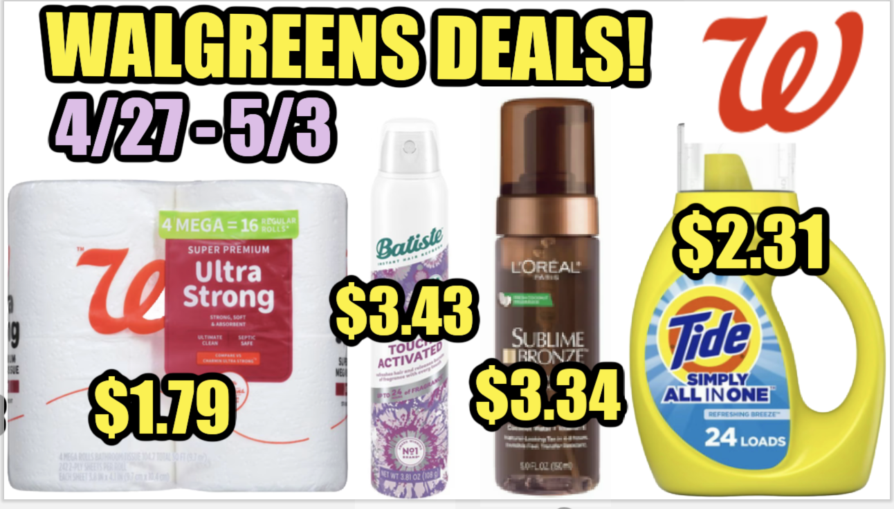 EASY WALGREENS PICK-UP DEALS THRU 5/3! – Savvy Coupon Shopper