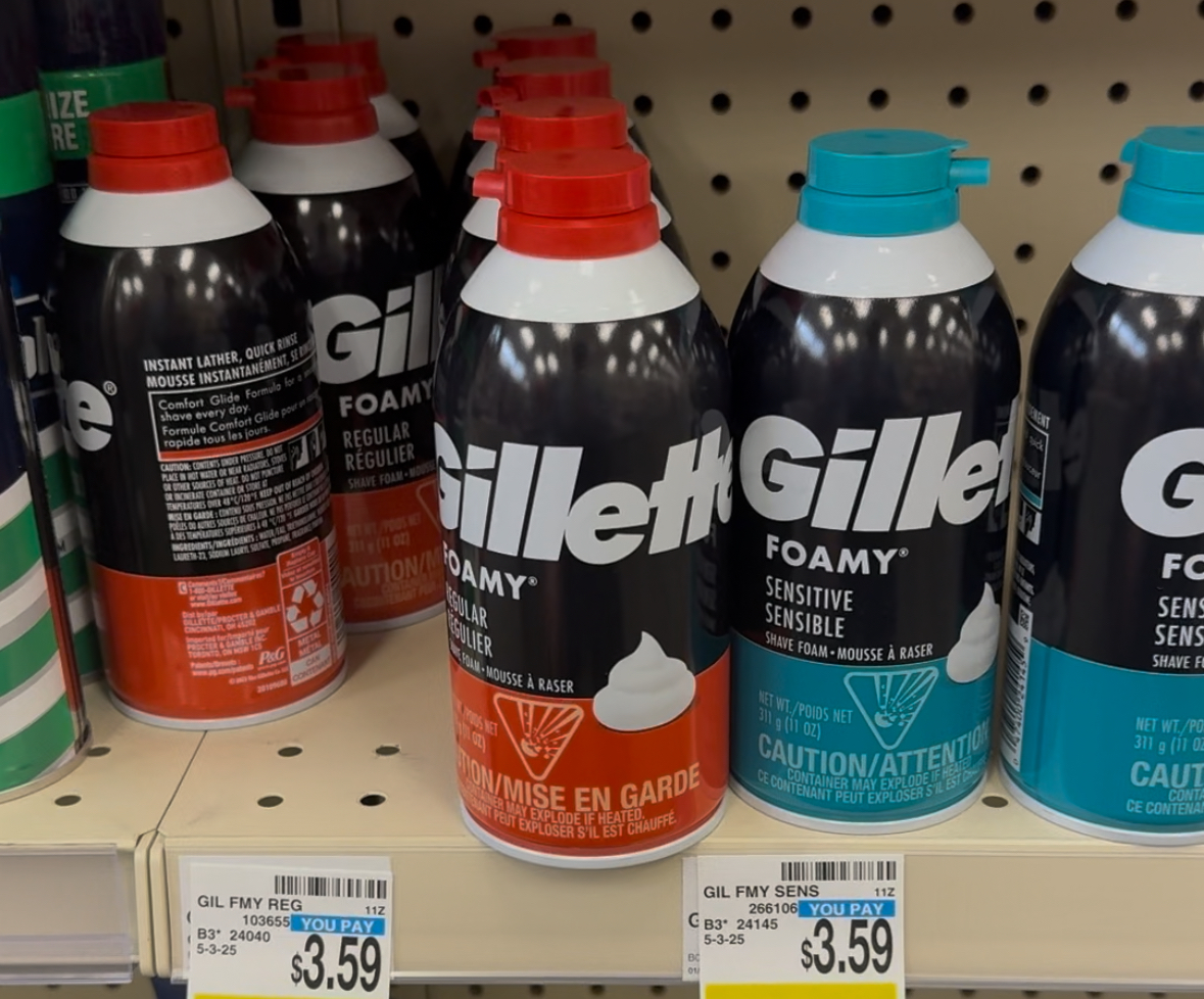 GILLETTE FOAMY SHAVE CREAM…..ONLY 70¢ AT CVS! – Savvy Coupon Shopper