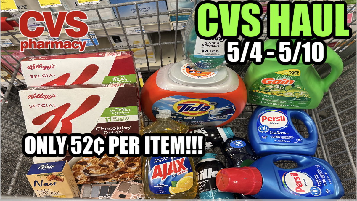 CVS HAUL FOR THE WEEK OF (5/4 – 5/10) | 14 ITEMS FOR 52¢ EACH! – Savvy ...
