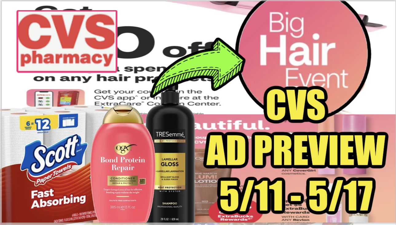 CVS AD PREVIEW FOR THE WEEK OF (5/11 – 5/17) – Savvy Coupon Shopper