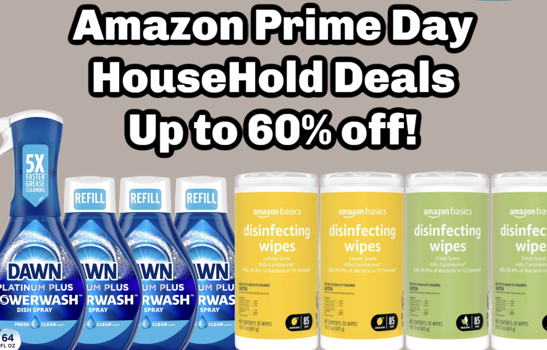 AMAZON PRIME DAY HOUSEHOLD DEALS | UP TO 60% OFF! – Savvy Coupon Shopper