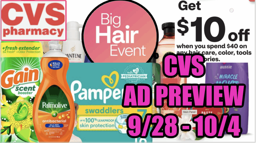 CVS AD PREVIEW FOR DEALS STARTING 9/28 – 10/4! – Savvy Coupon Shopper
