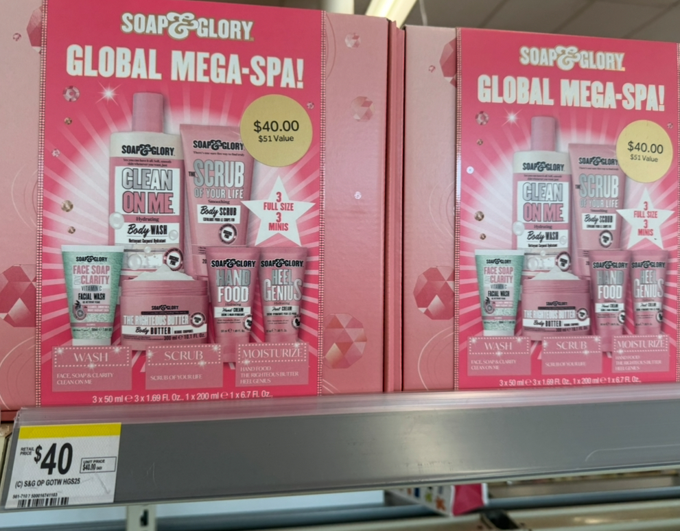 SOAP & GLORY MEGA SPA GIFT SET….ONLY $15 EACH! (REG $40) – Savvy Coupon ...