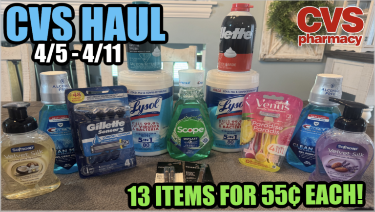 My CVS Haul for the Week of (4/5 – 4/11) – Savvy Coupon Shopper